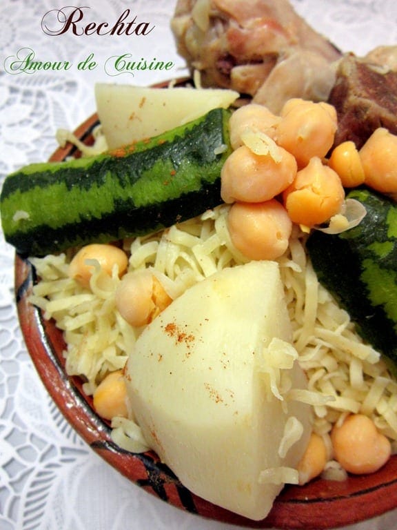 rechta algéroise, cuisine algerienne - Amour de cuisine