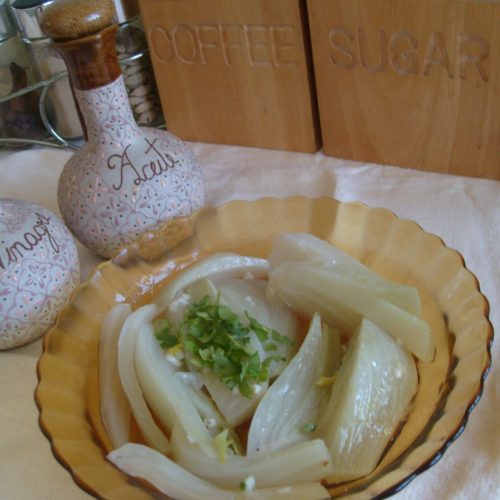 gratin de fenouil: tajine el besbes au four