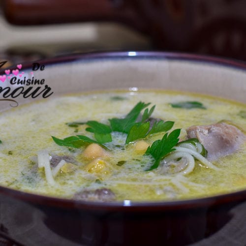 chorba beida - Amour de cuisine