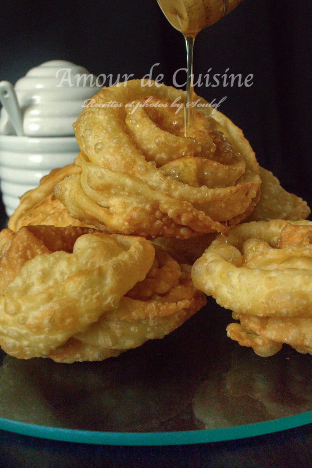 oreillettes algeriennes croustillantes, khechkhach