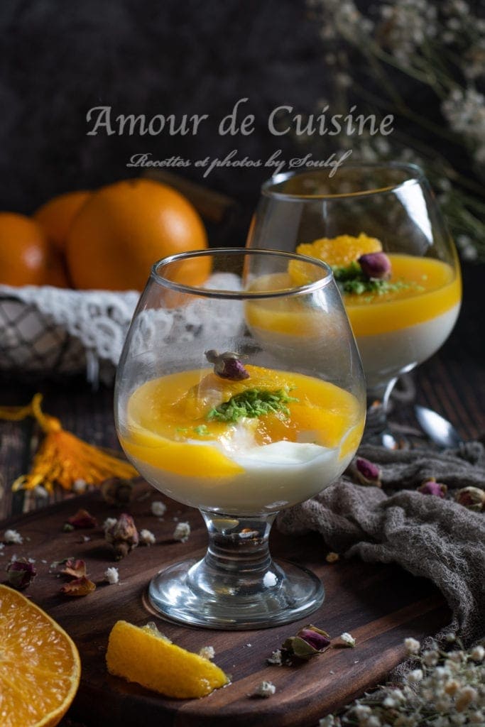 Palouza à l'orange balouza dessert algérien