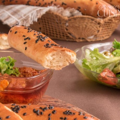 pain ficelle inratable sans pétrissage - Amour de cuisine