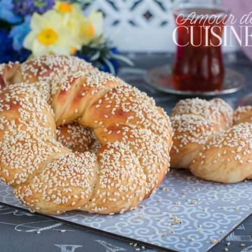 pain simit, pain turc aux sésame - Amour de cuisine