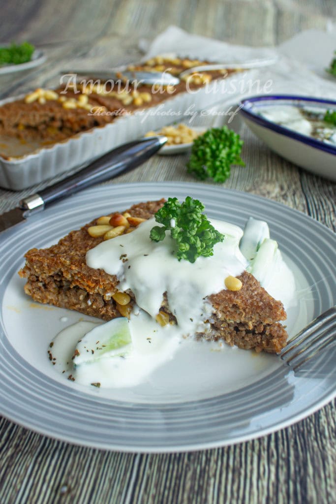 Kebbe au four : recette familiale de kebbé libanais