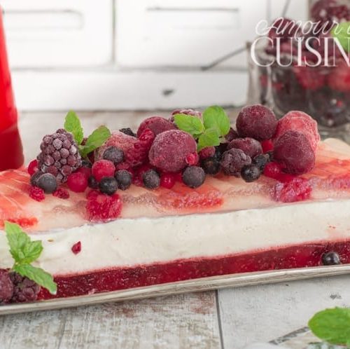 Tiramisu aux fruits rouges - Amour de cuisine