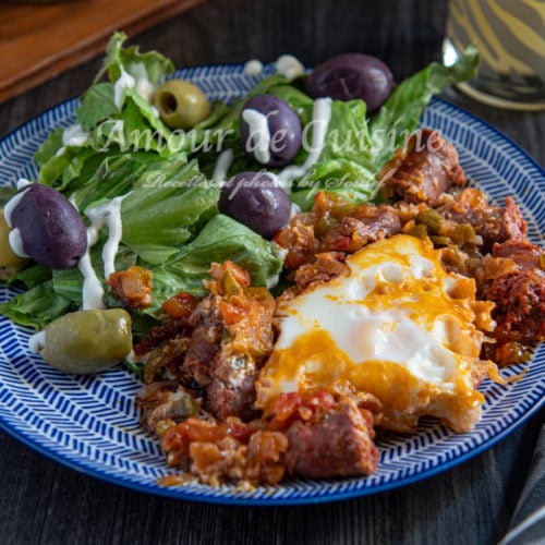 nouasser au poulet, Nwasser bidjej, cuisine tunisienne