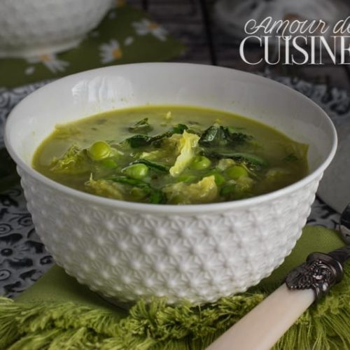 soupe au chou vert - Amour de cuisine