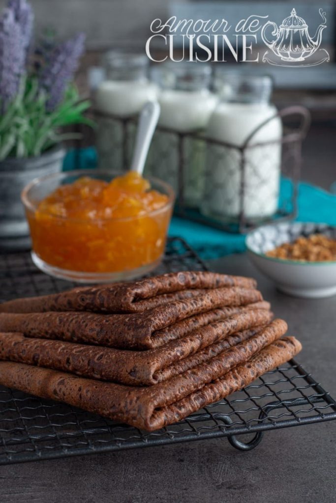crêpes au chocolat pour la chandeleur