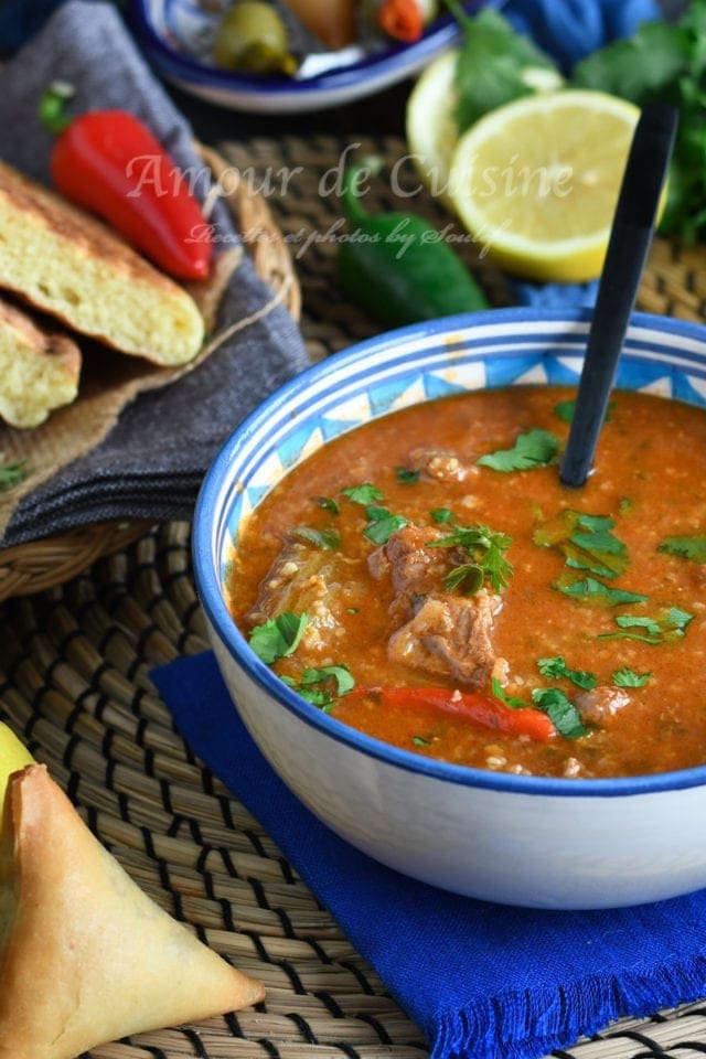 chorba frik la chorba de ramadan ( chorba algérienne)