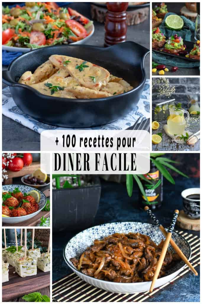 + 100 recettes pour dîner facile et rapide