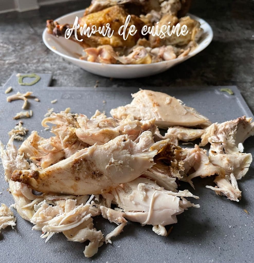Croquettes aux restes de poulet rôti