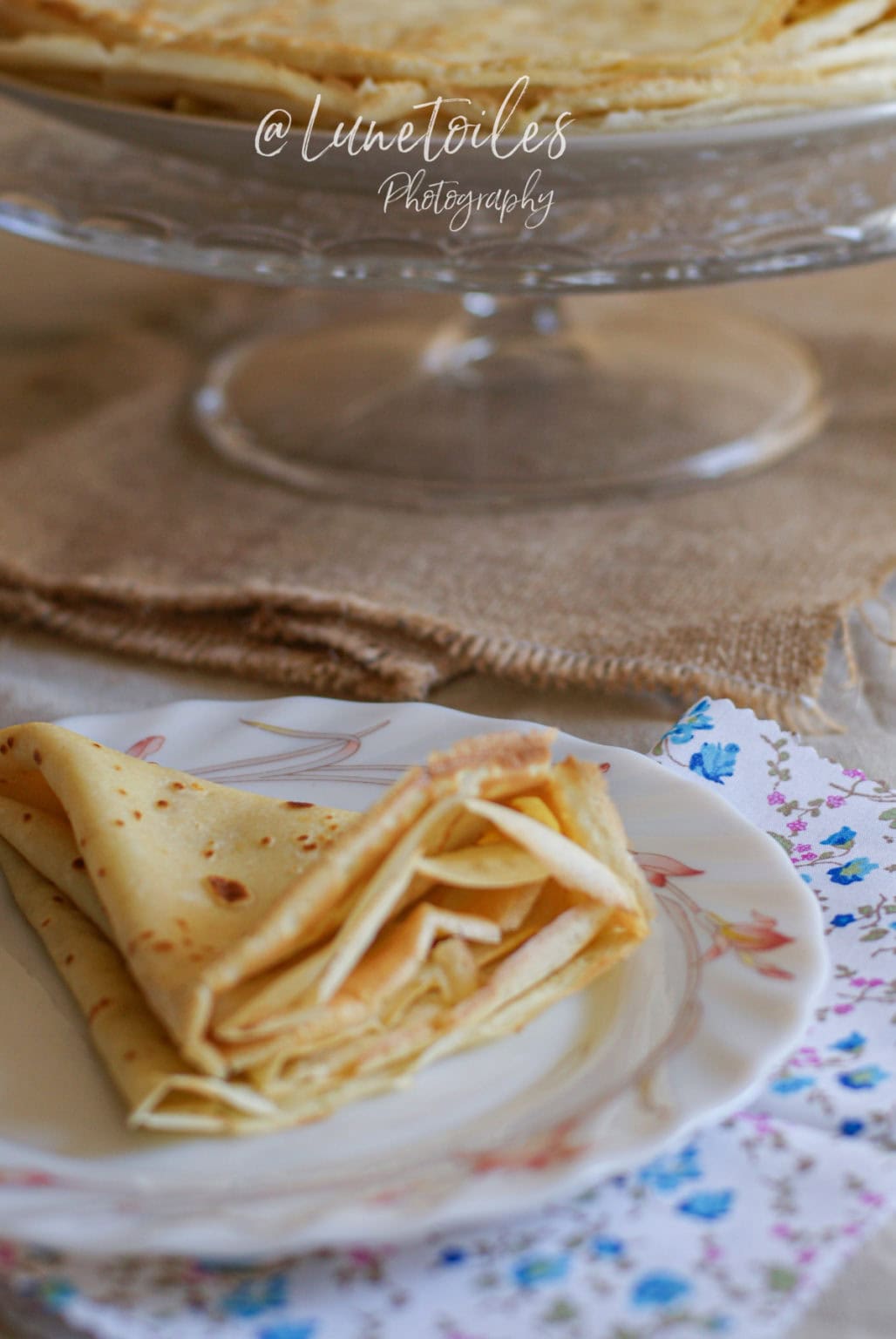 Classic french crepes easy recipe