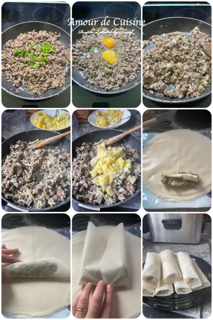 Bourek à la viande hachée