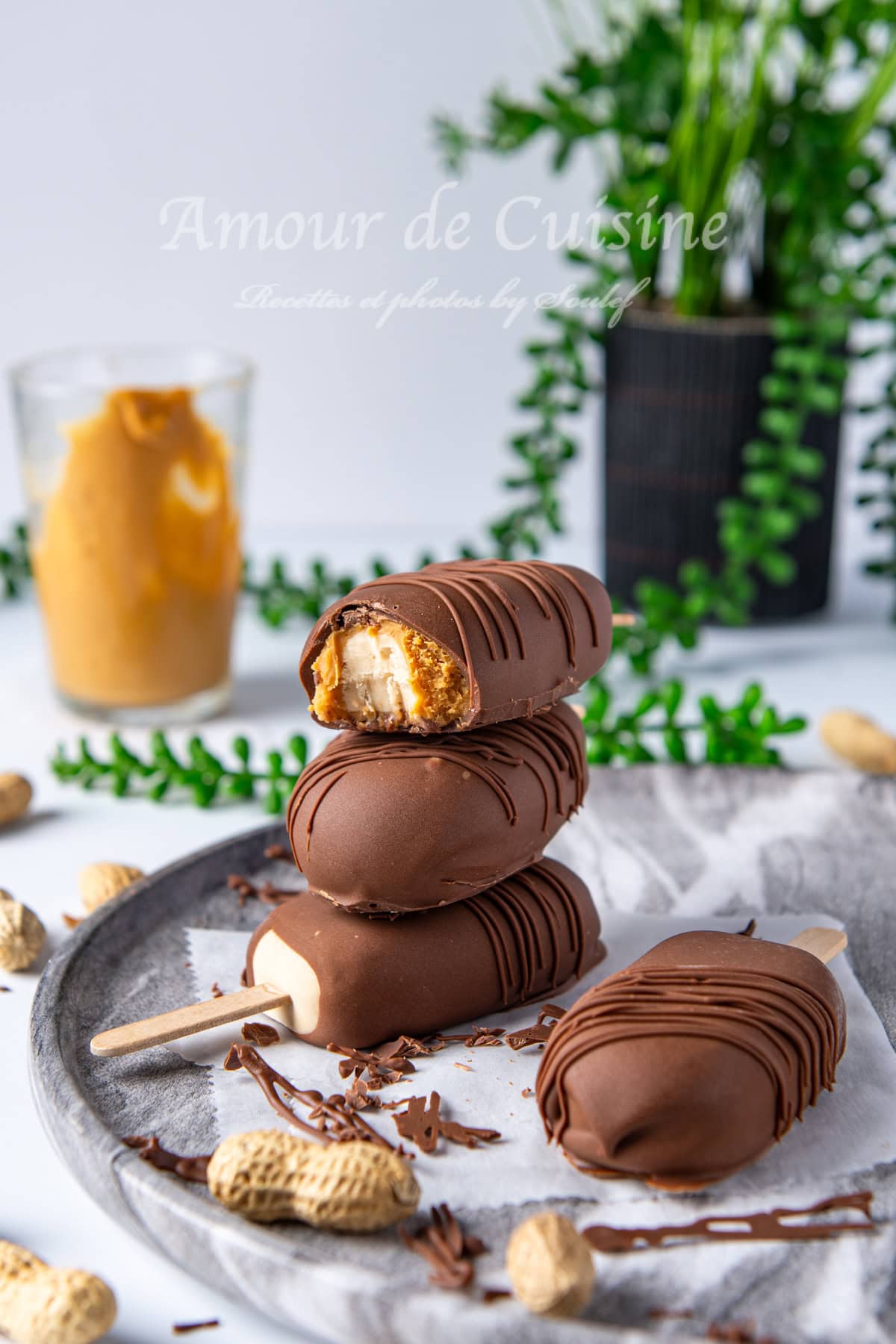 Esquimaux au beurre de cacahuète et lait de coco