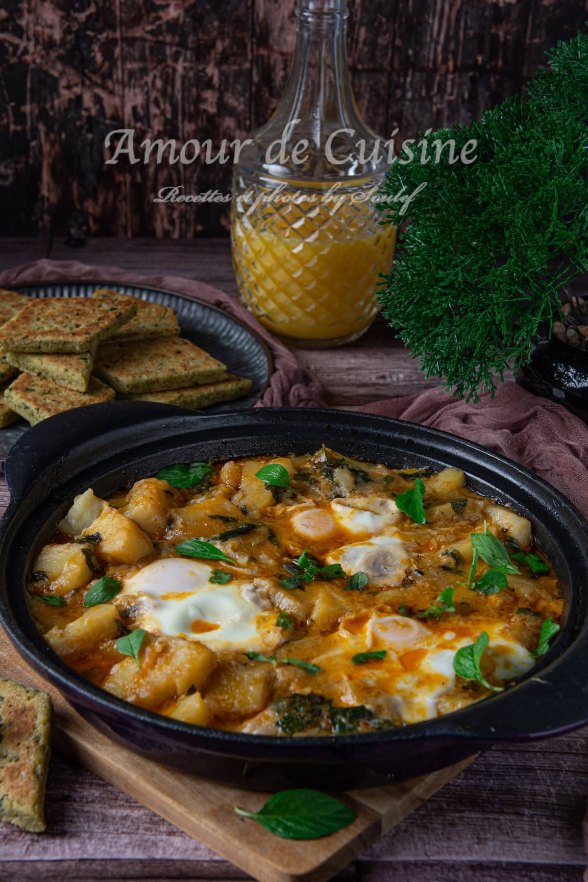Pommes de terre au pouliot / Batata fliou