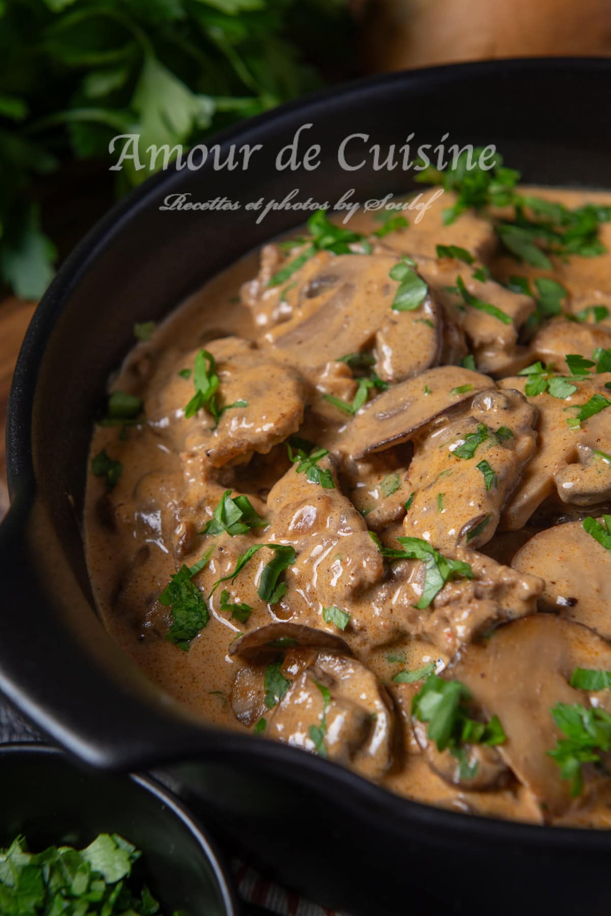Recette de boeuf stroganoff facile