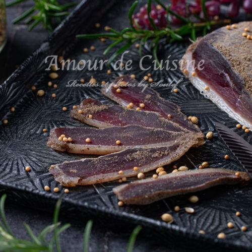 Magret de canard séché maison - Amour de cuisine