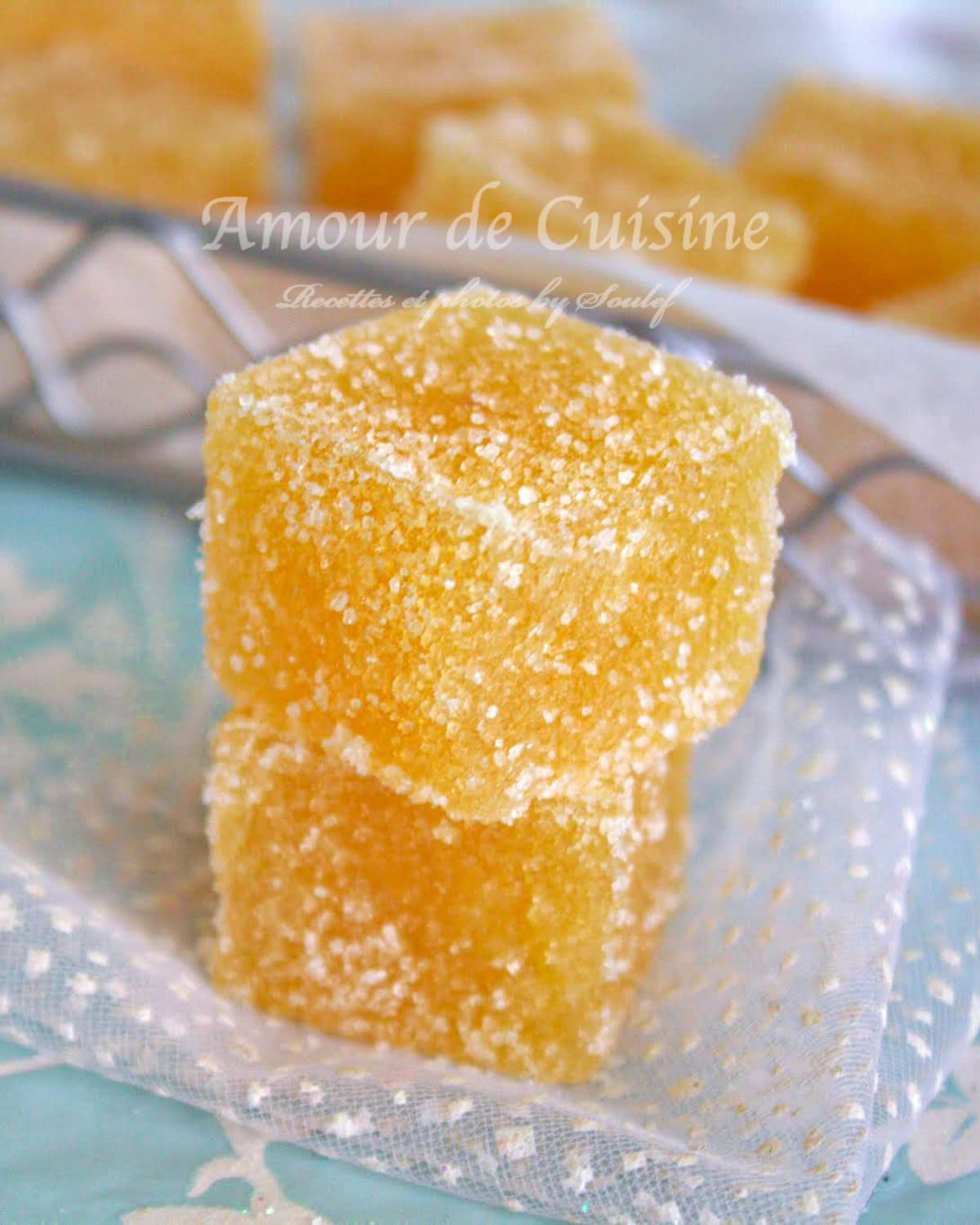 pâte de fruit à l'orange