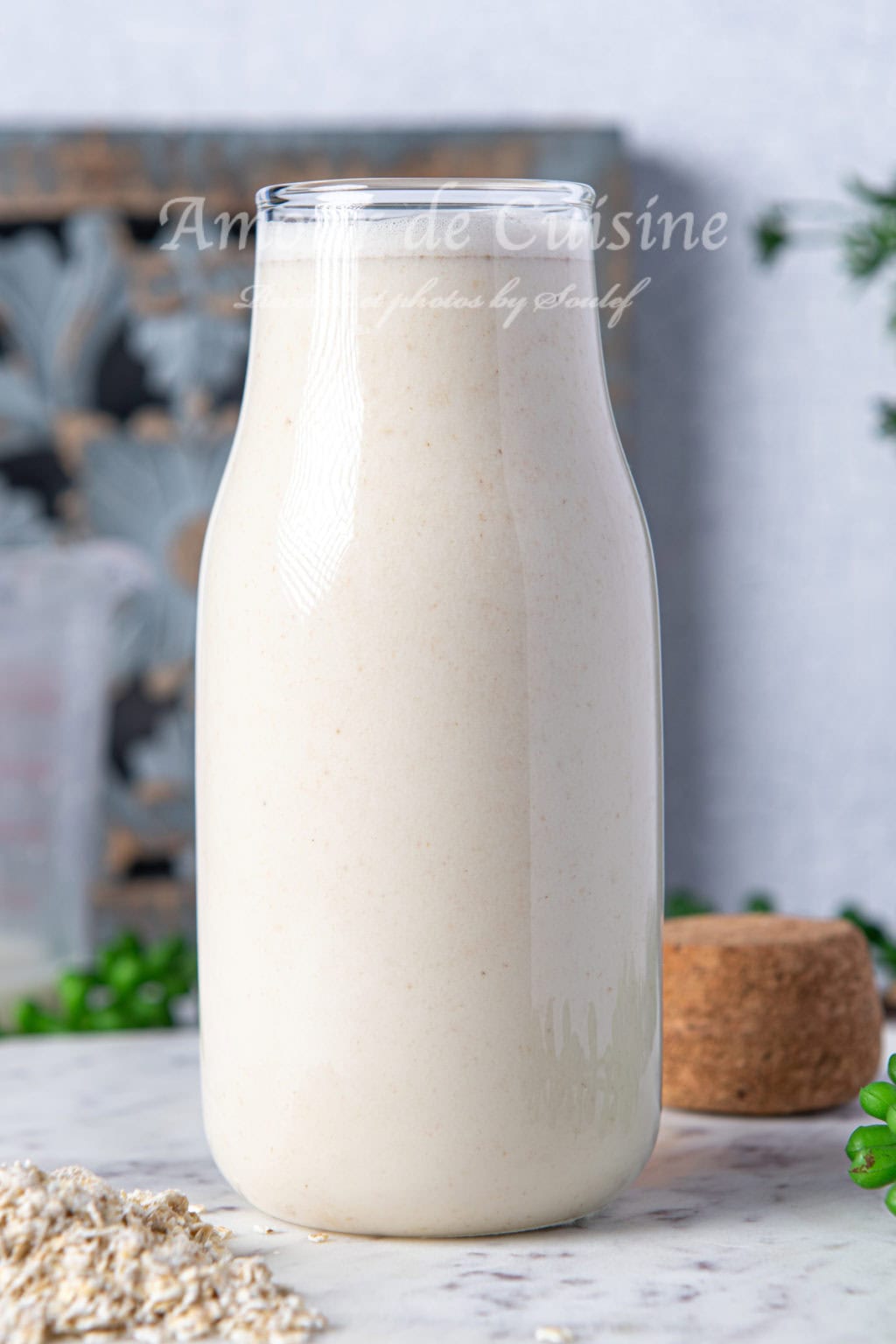 Lait d'avoine maison sans sucre ajouté