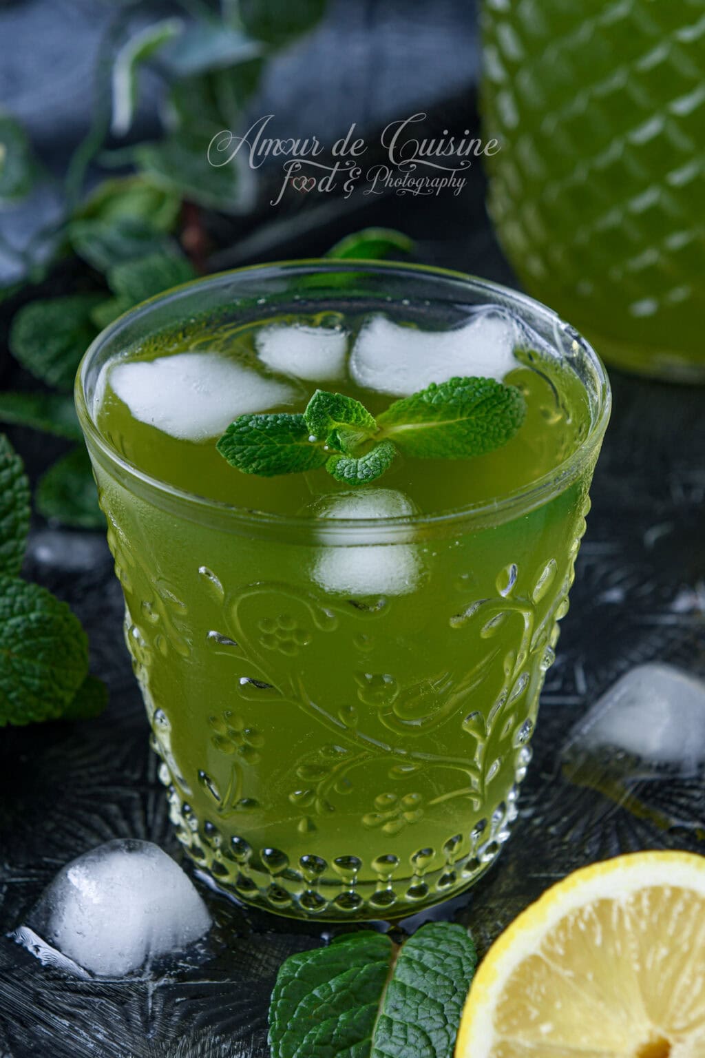 Citronnade menthe citron à la fleur d’oranger